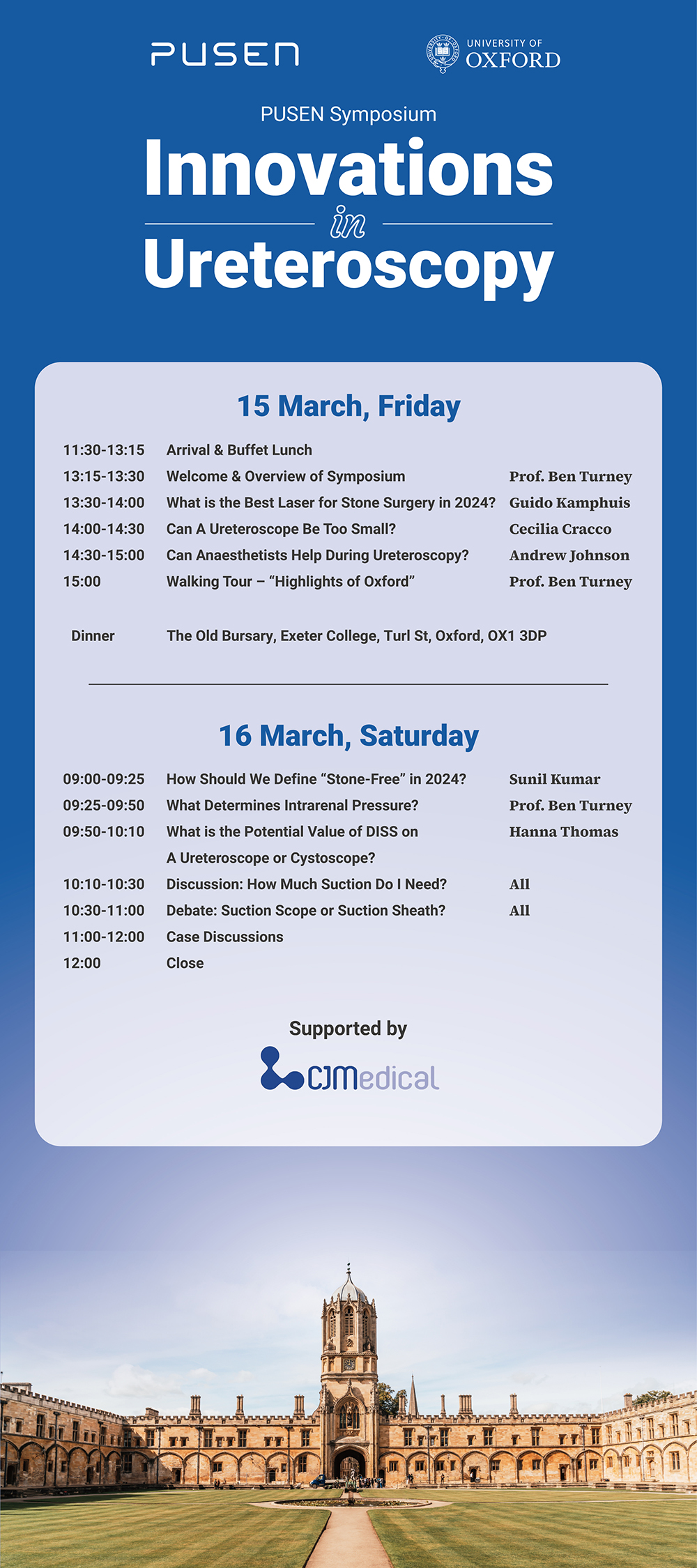 Pusen & Oxford Uni Syposium: Ureteroscopy Innovations_Zhuhai Pusen ...